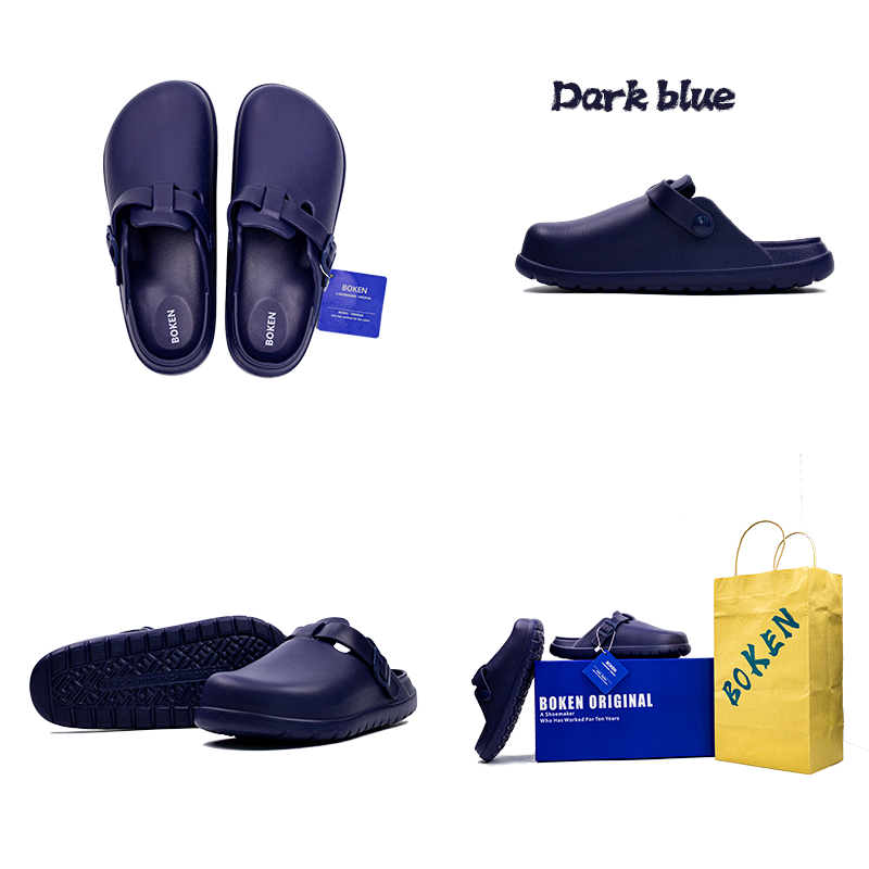 BOKEN EVA Clogs Slippers Sandals Unisex Mules Waterproof House Shoes ...