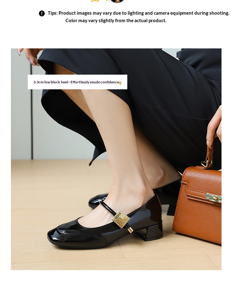DUSTO Women‘s Mary Jane Shoes High Heels Women's Shoes Heels high 3.3cm ...
