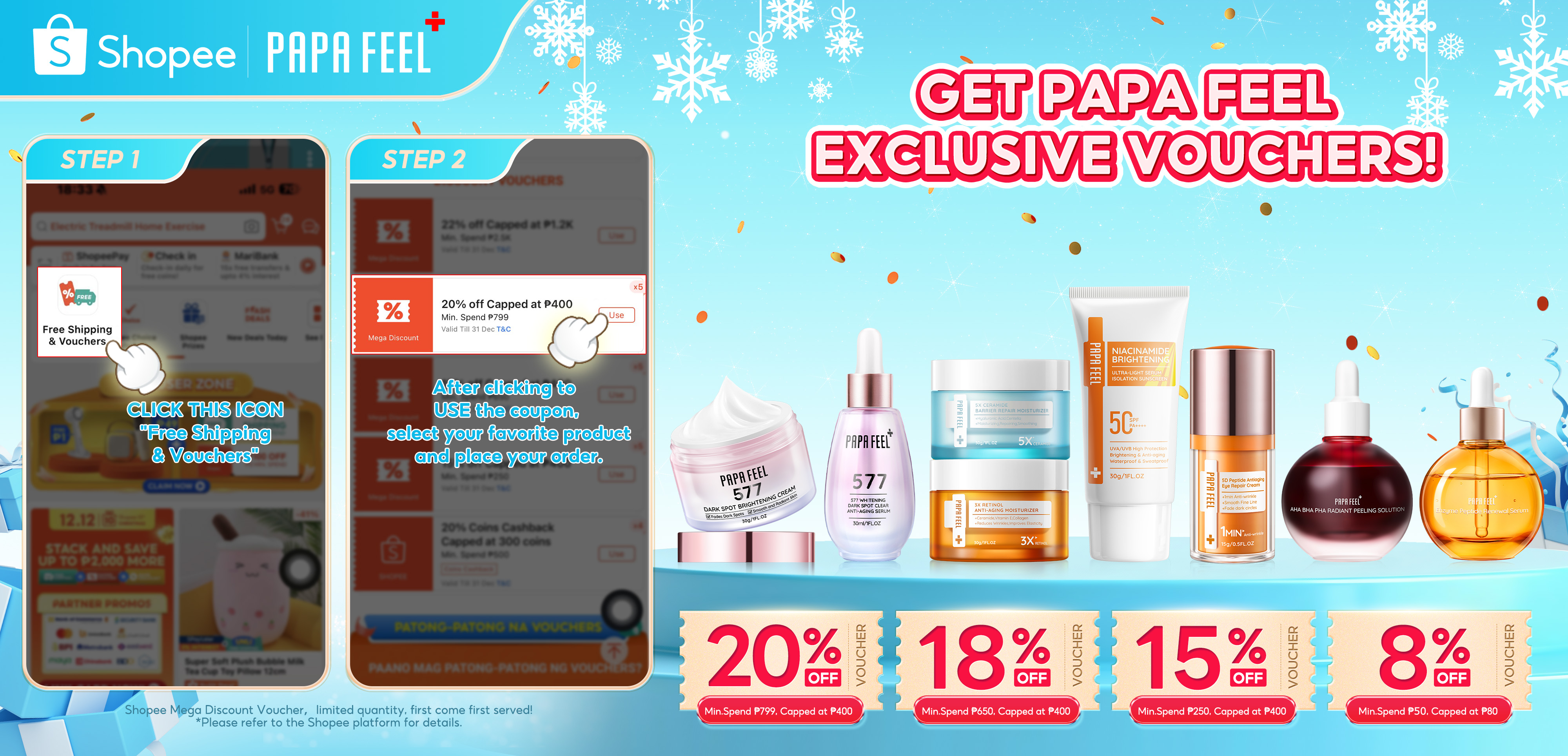 PAPA FEEL 219X Sunscreen Serum Long-Lasting SPF50+ PA++++ | 16H ...