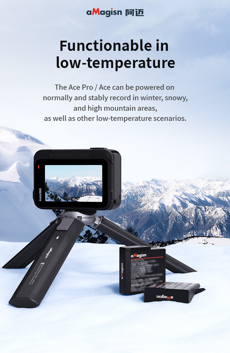 aMagisn Rechargeable Battery Ace Pro 2 Li-on Batteries for Ins360 Ace ...