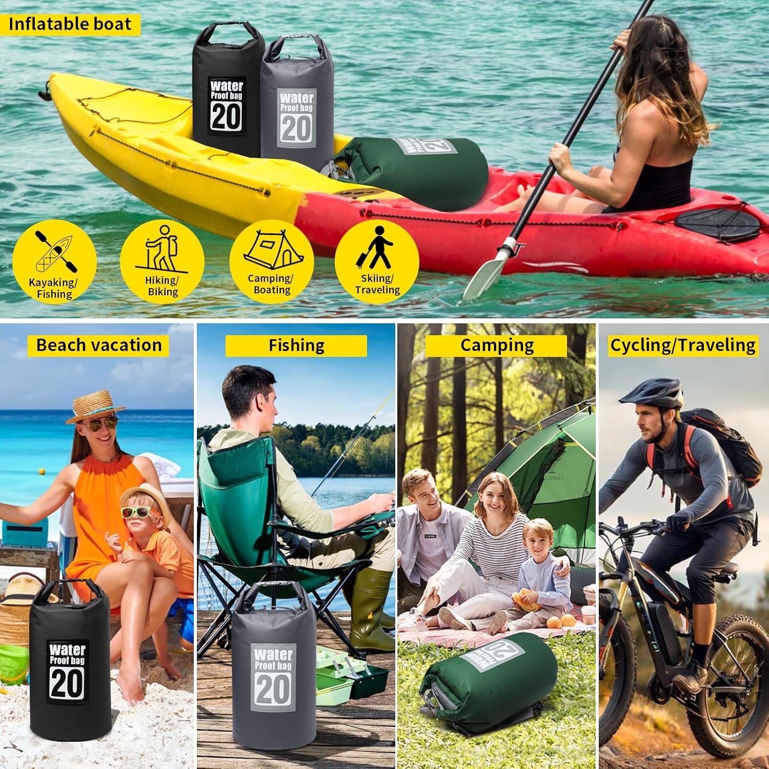Top-Quality Outdoor Shoulder-Strap Waterproof Bag (Dry Bag) for ...