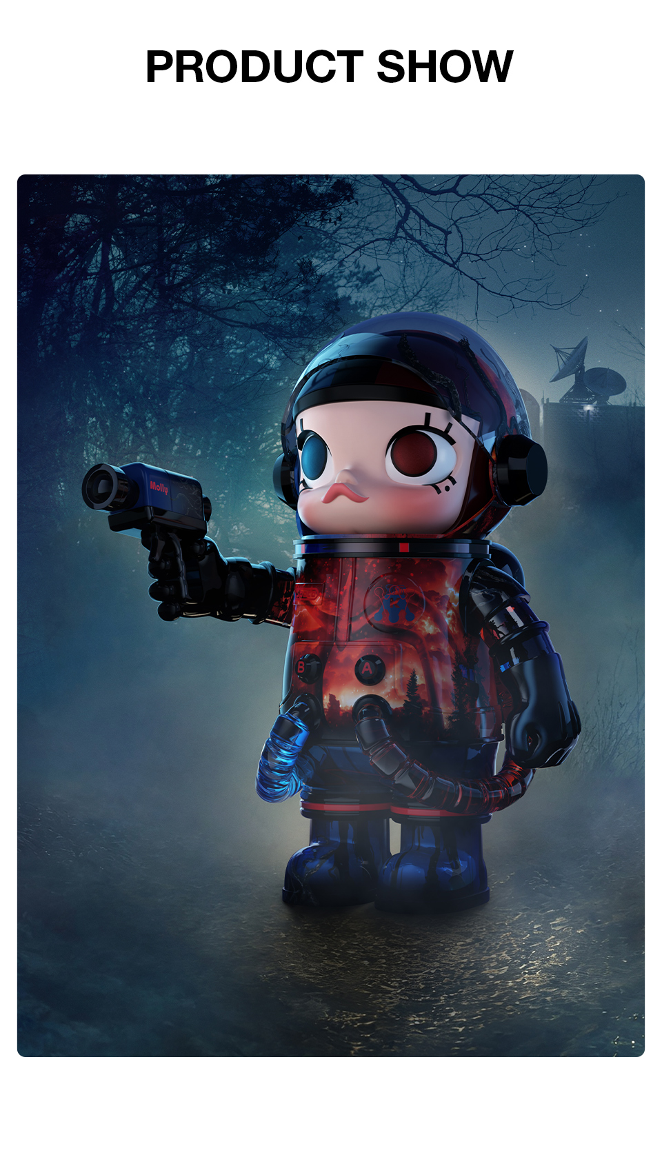 POP MART MEGA SPACE MOLLY 400% Stranger Things | Shopee Philippines