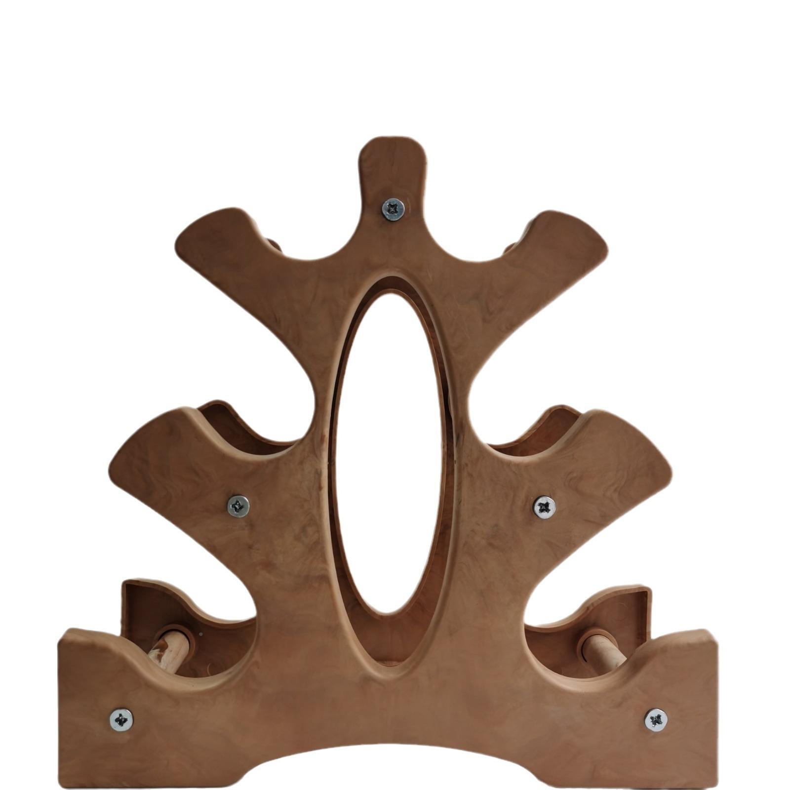 3-Tier Dumbbell Storage Rack - Sturdy Fitness Dumbbell Holder & Home ...