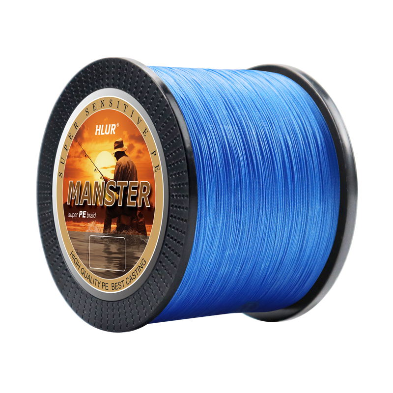 HLUR 1,000m Fishing Main Line 4 Braided PE Fishing Line Sea Fishing PE ...