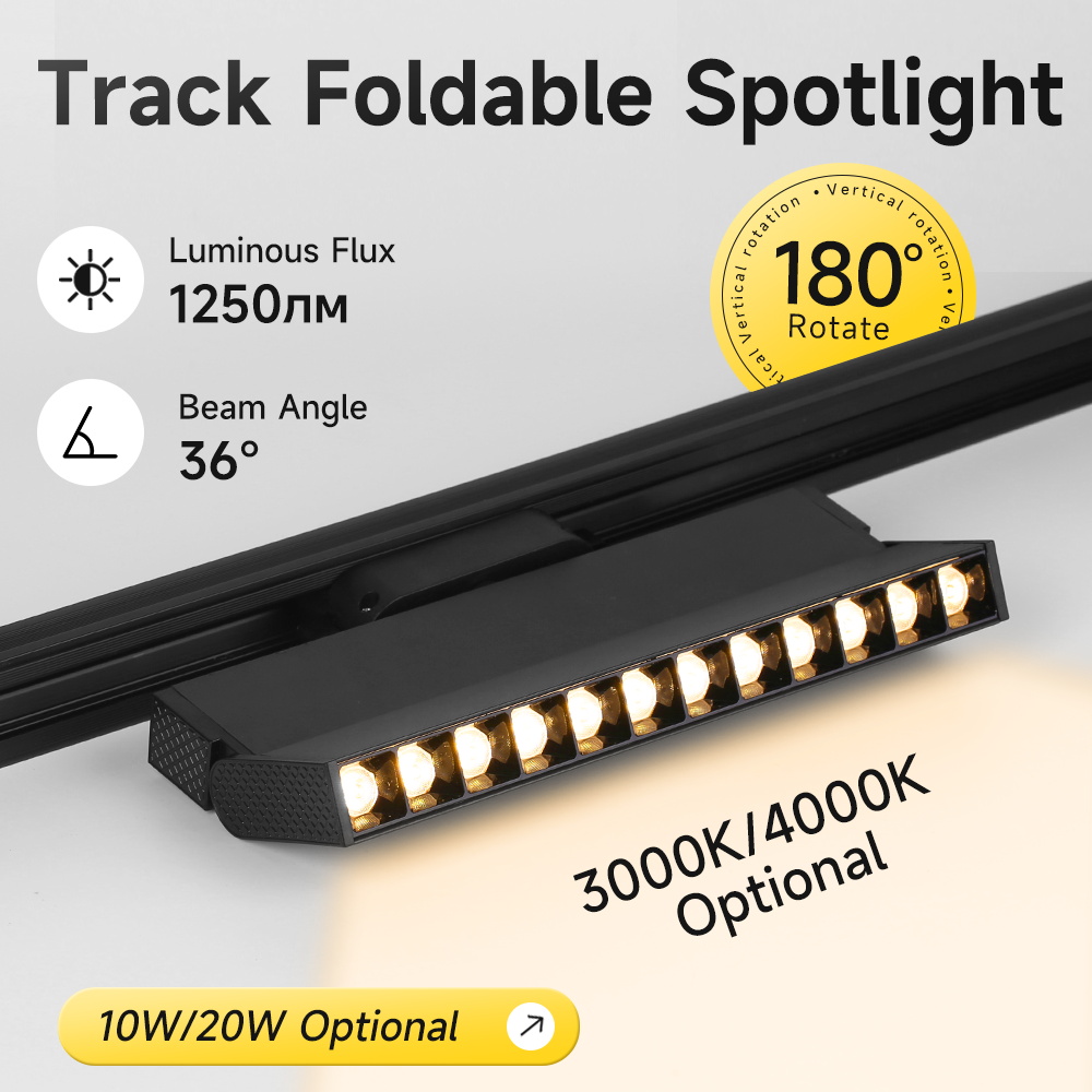 Tri-color Led Linear Track Light 10W 20W 30W 40W Long Track Lamp Bar ...