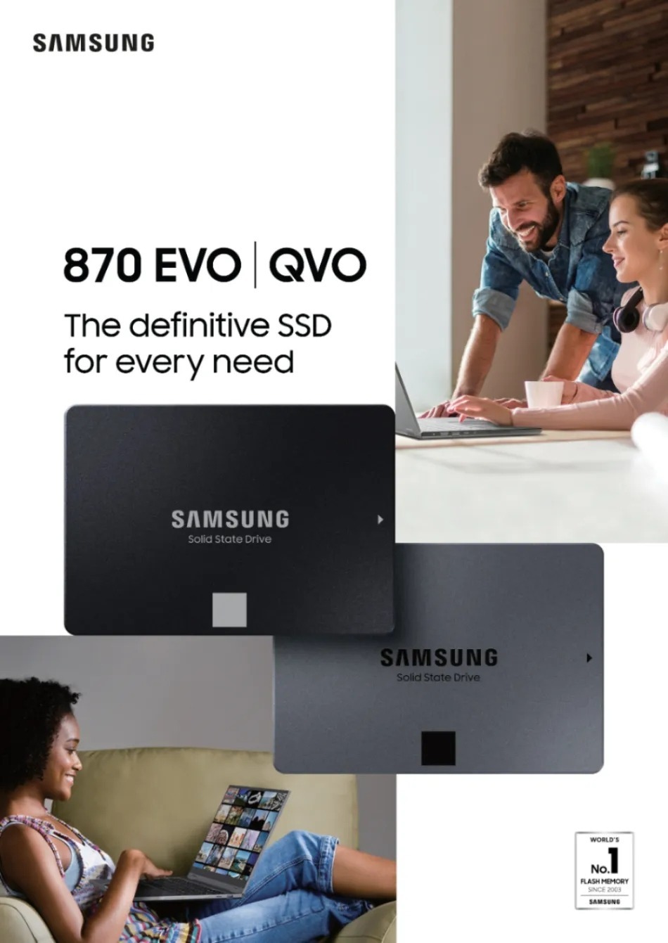 SAMSUNG SSD 870 EVO 500GB 1TB 2TB Internal Solid State Disk Hard Drive ...