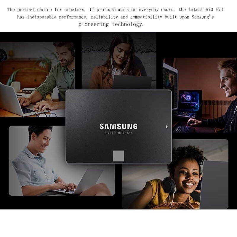 SAMSUNG SSD 870 EVO 500GB 1TB 2TB Internal Solid State Disk Hard Drive ...