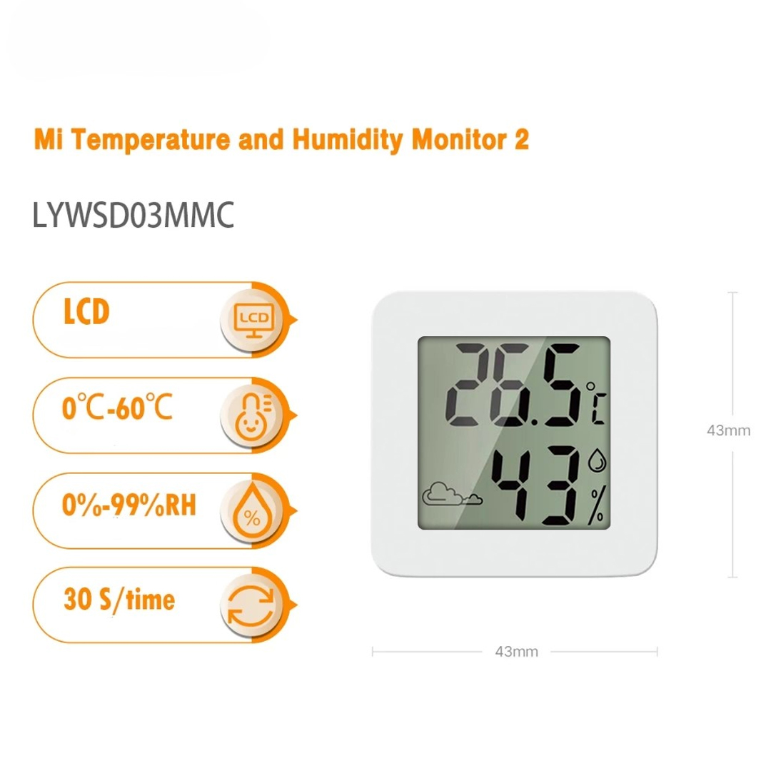 One Piece Electronic Temperature And Humidity Meter With High ...