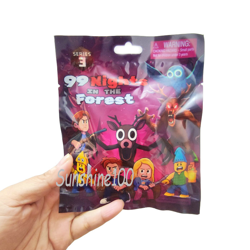 1Pack 99 Nights In the Forest Figure Card Toy Model Doll Horror Game ...