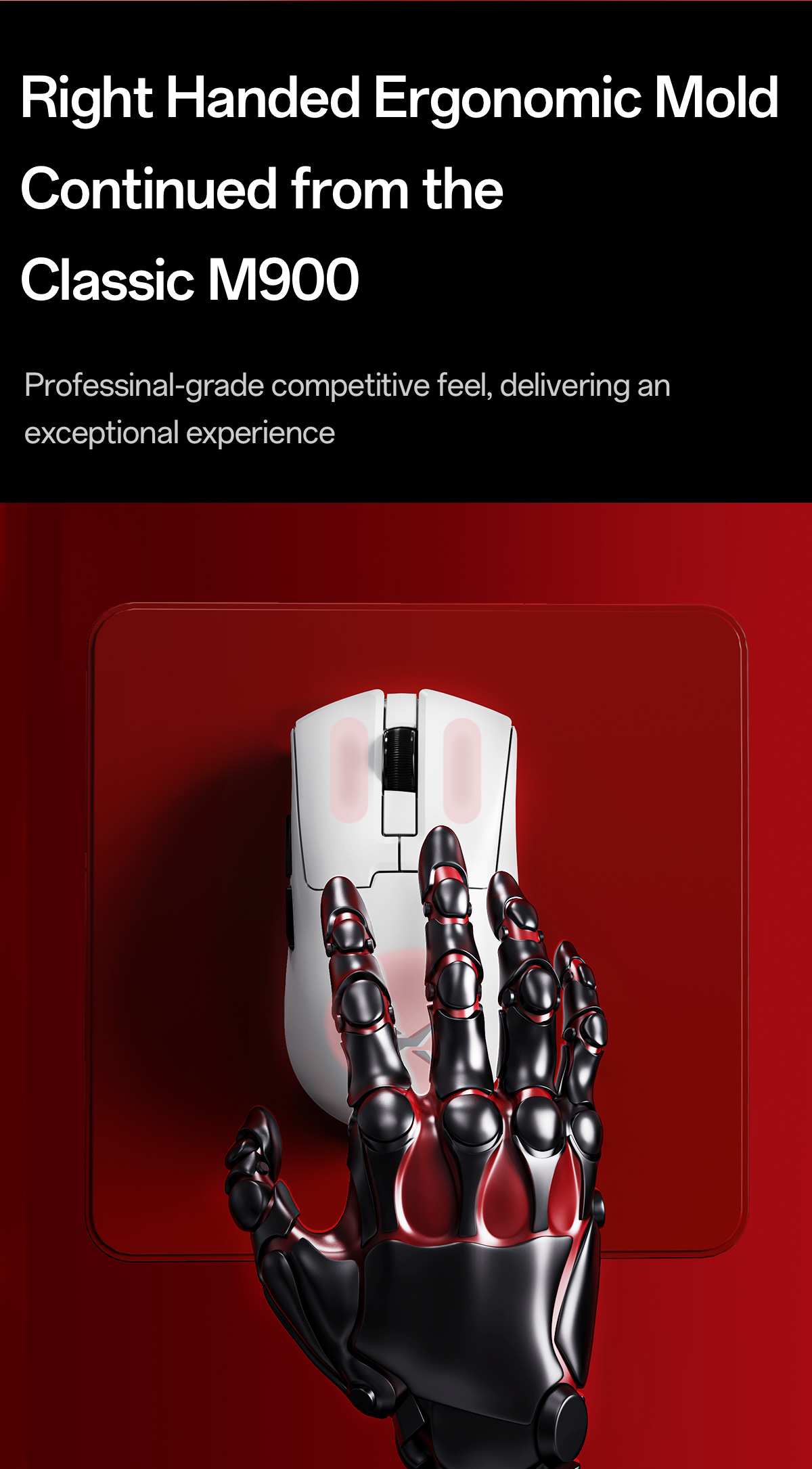 Delux M900 MINI PRO PAW3395 40/46g 8000Hz Gaming Mouse DPI 26000 Wired ...
