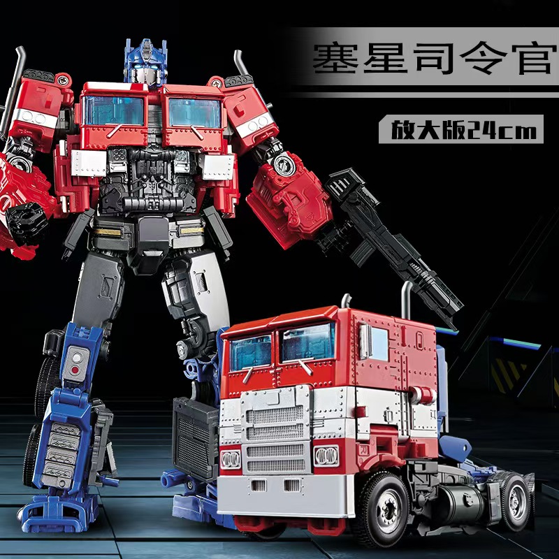 Larger-sized transformable robot Optimus Prime Bumblebee alloy model ...