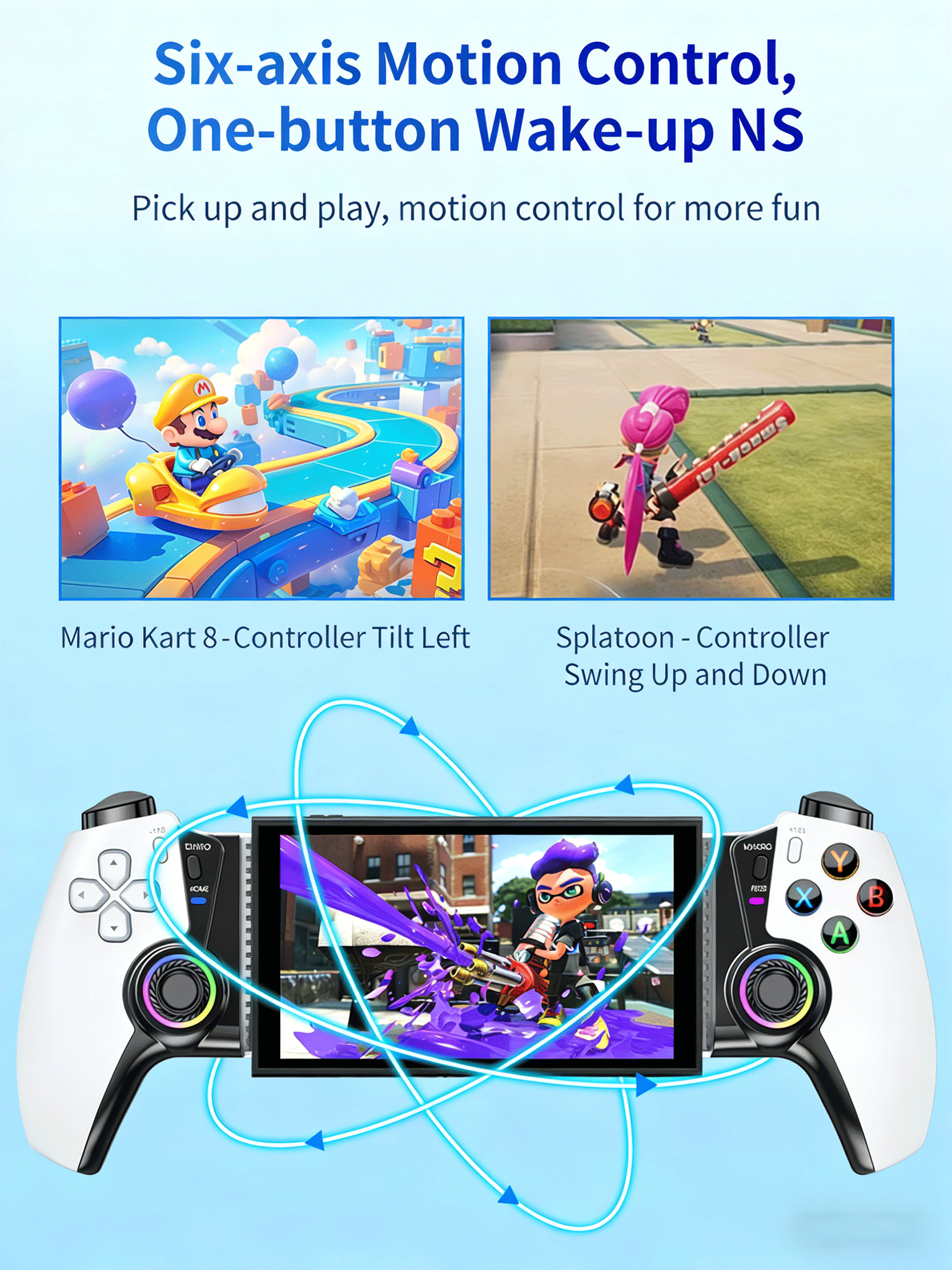 Telescopic Game Controller Wireless Adjustable Gamepad Controller For ...