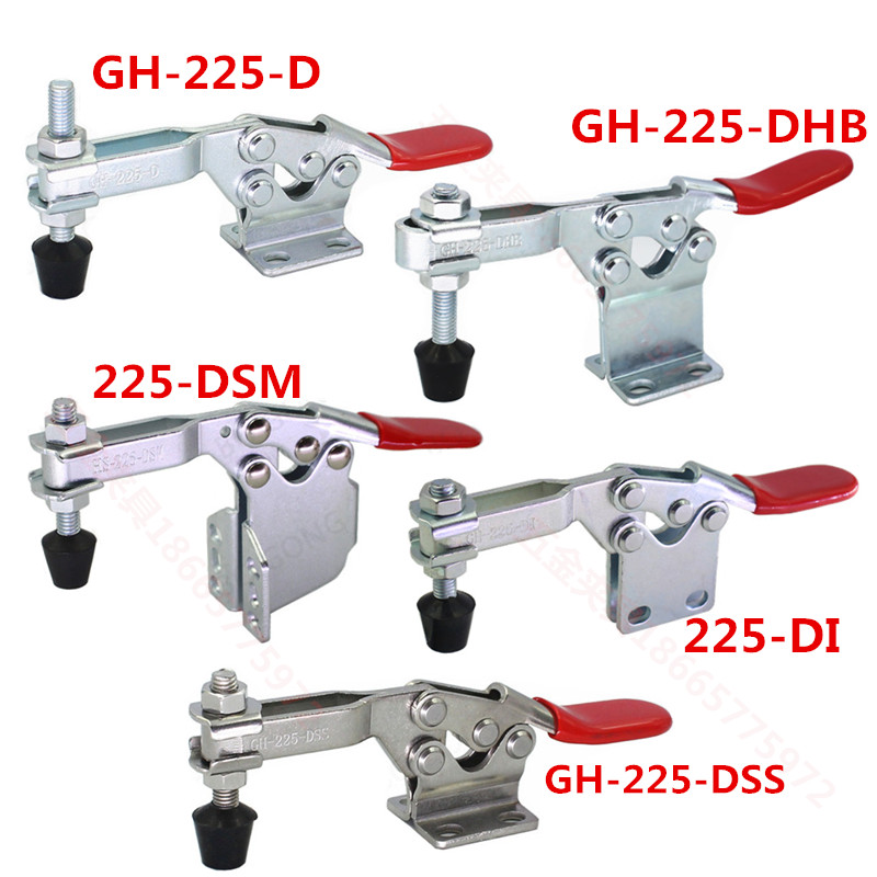 GH-225-D Horizontal Toggle Clamp, Adjustable Hand Tool For Machine ...
