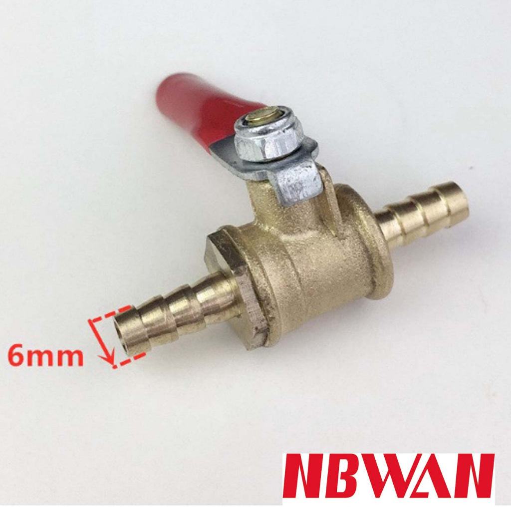 One Piece Oil Valve, Brass, Double Fishtail, Size 6 mm | Shopee Philippines