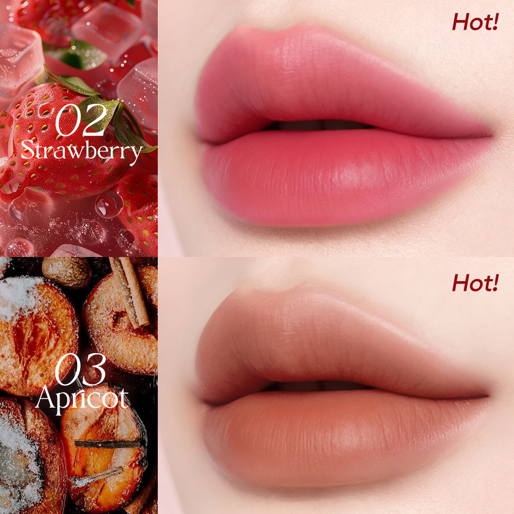 【Marble Series】O.TWO.O Peel Off Lip Stain 48H Waterproof Lock Color ...