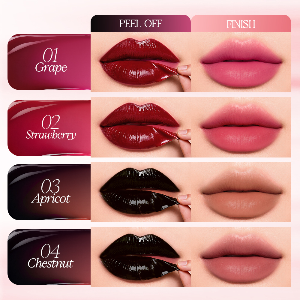 【Marble Series】O.TWO.O Peel Off Lip Stain 48H Waterproof Lock Color ...