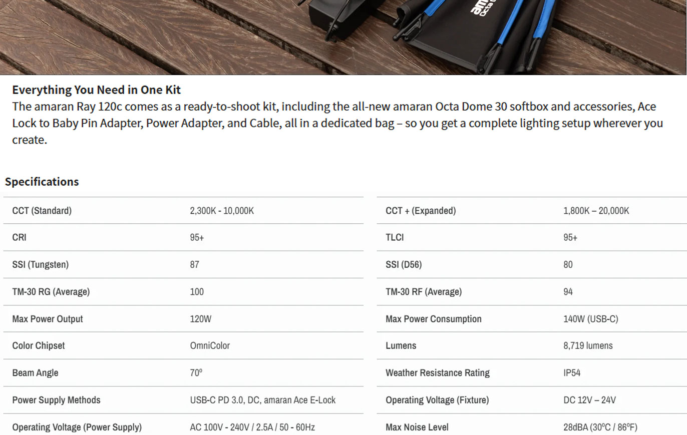 Aputure amaran Ray 60c and Ray 120c Full-Color Portable Handheld LED ...