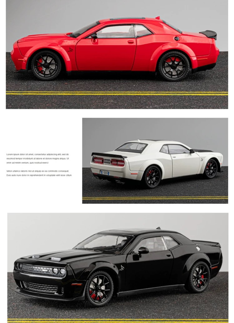 1:32 Scale Hellcat Alloy Car Model Diecast Car Toys for Boys Birthday ...