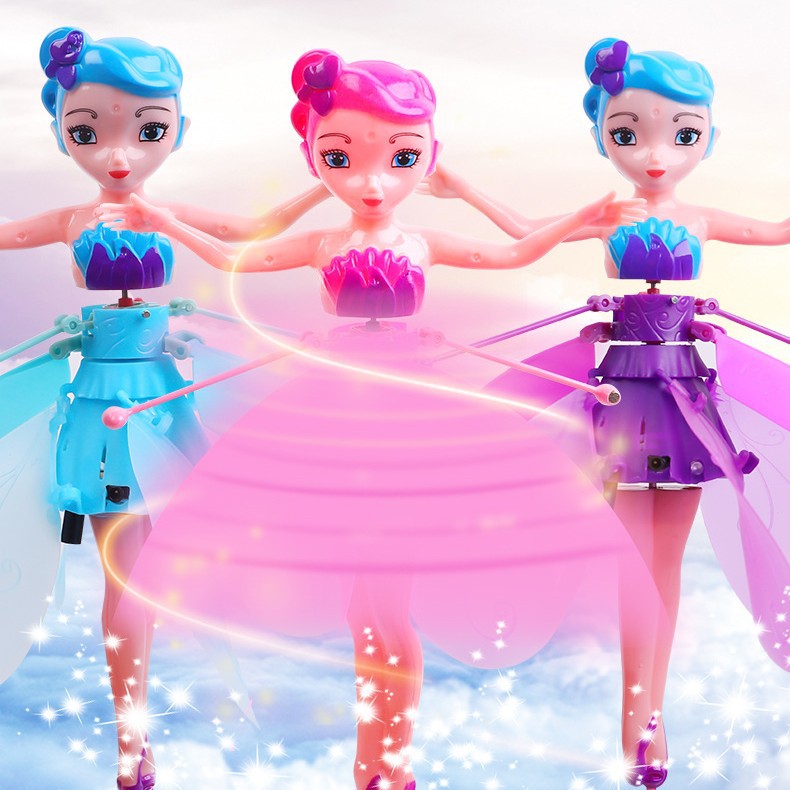Flying Fairy Princess Induction Toy for Kids Suspended Floating ...