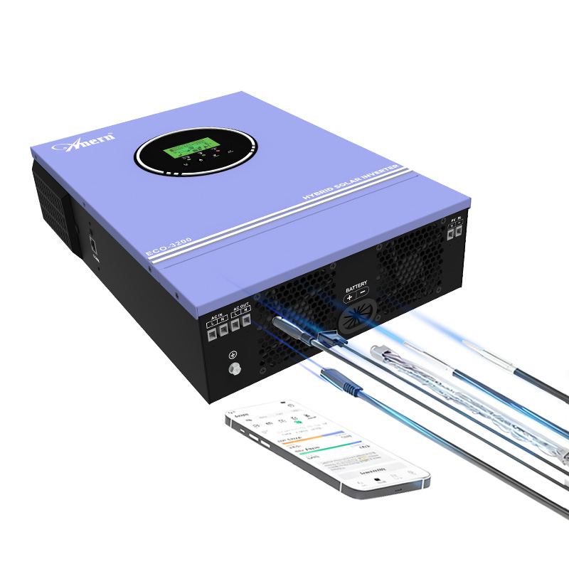 3KW MPPT Hybrid Inverter Solar Inverter 24V 80A Hybrid off-grid ...