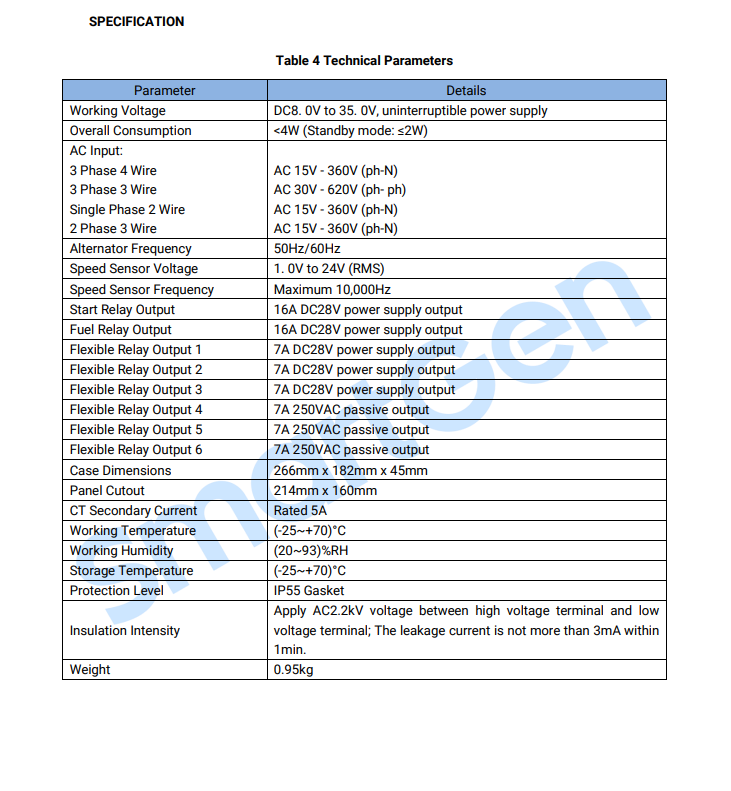 HGM9510 Original SmartGen Generator Control System Genset Control Panel ...