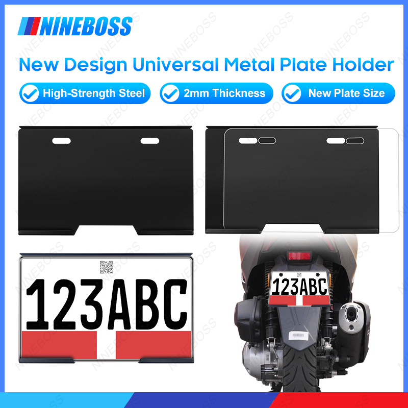 Plate Number Protector New LTO Plate Size New Design Universal Metal ...