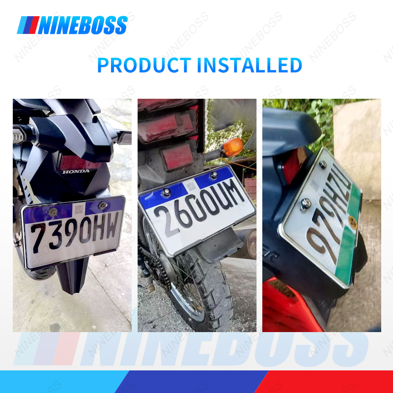 Plate Number Protector New LTO Plate Size New Design Universal Metal ...