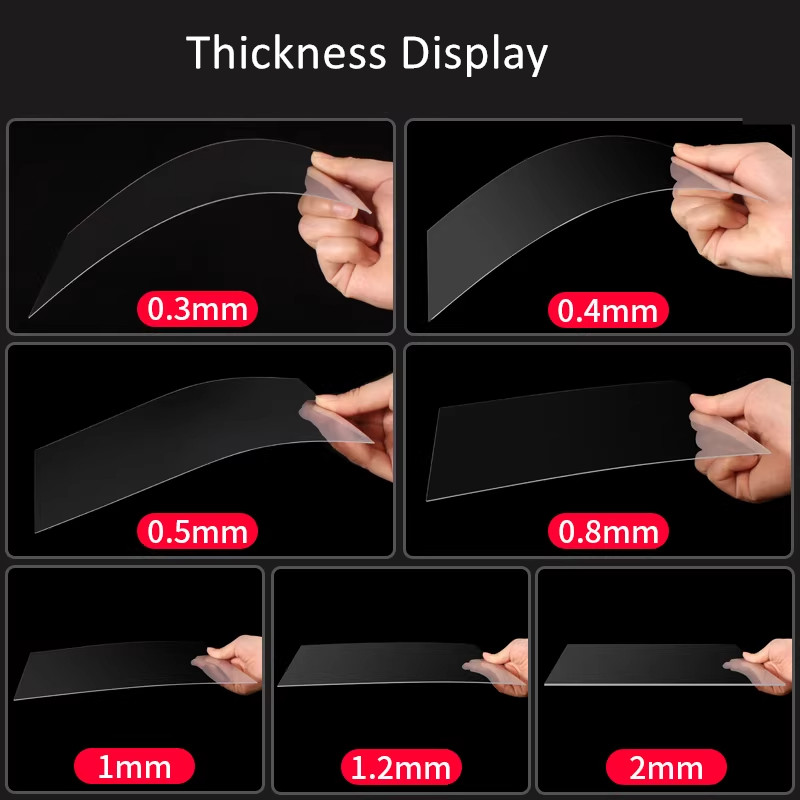 Clear PVC Sheet Rigid & Hard Plastic Panel,Cut to Size,for Photo Frame ...