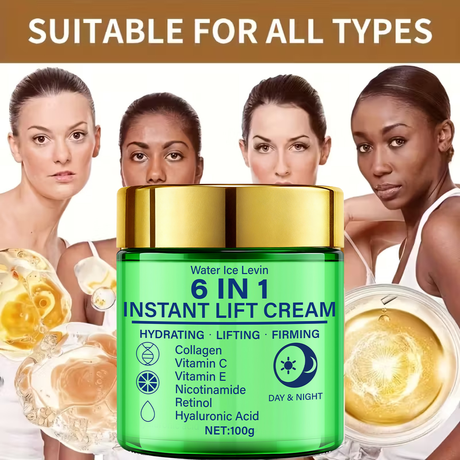 6 IN 1 Instant Lift Cream | Moisturizing, Lifting, Firming, Deeply ...