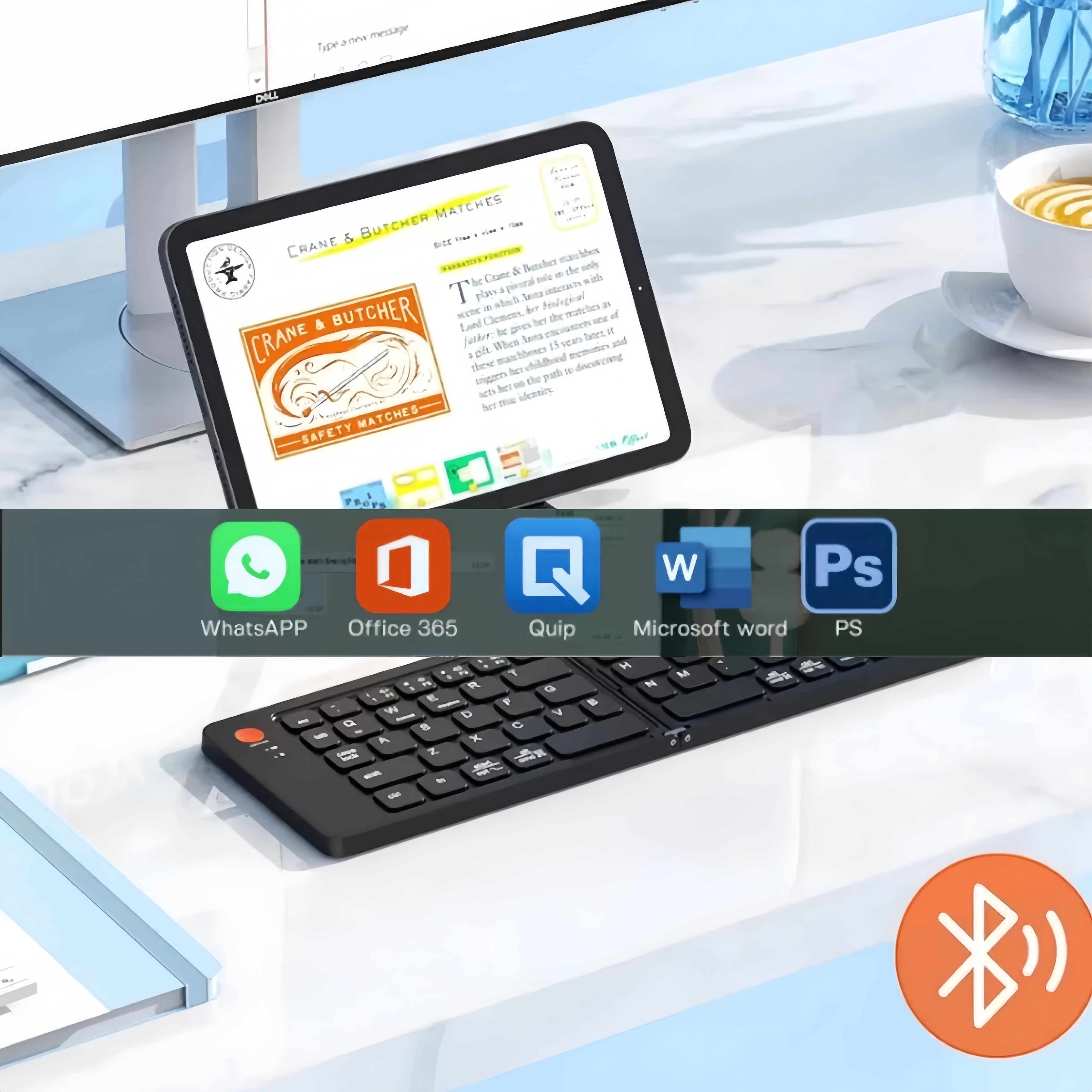 IQUNIX Foldable Bluetooth Keyboard - Portable wireless keyboard ...