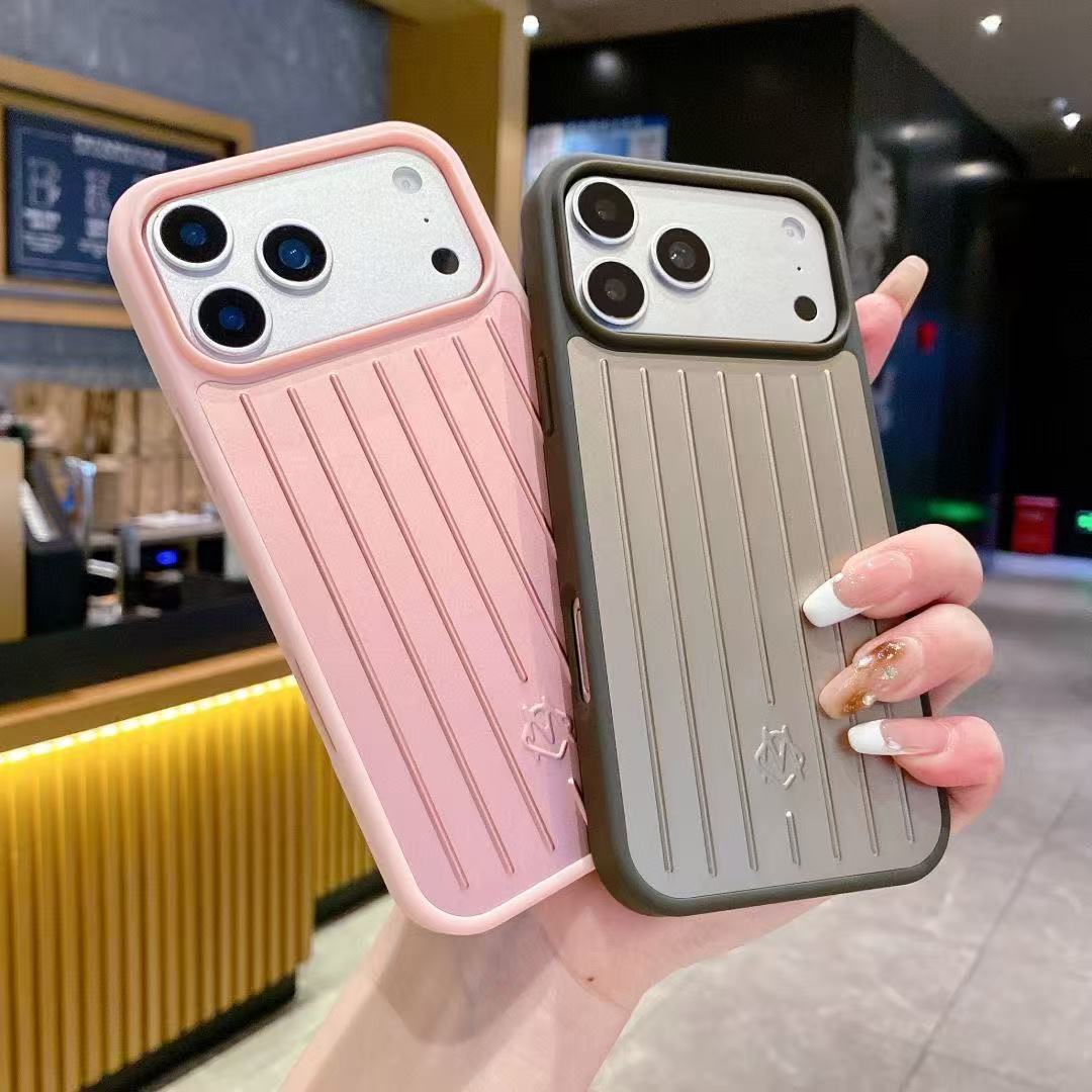 Luxury luggage aluminum-silicon Case For iPhone 17 17pro 17promax 16 ...