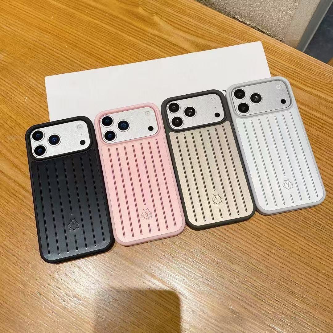 Luxury luggage aluminum-silicon Case For iPhone 17 17pro 17promax 16 ...