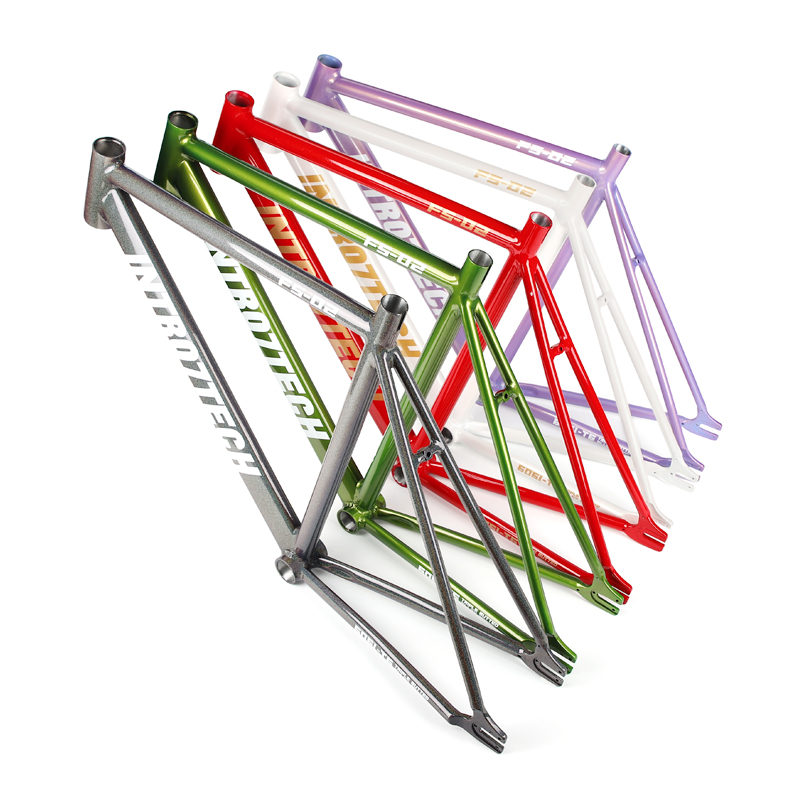 INTRO7 Fixie Frame Set 700C Aluminum Alloy Frame Carbon Fiber Fork ...