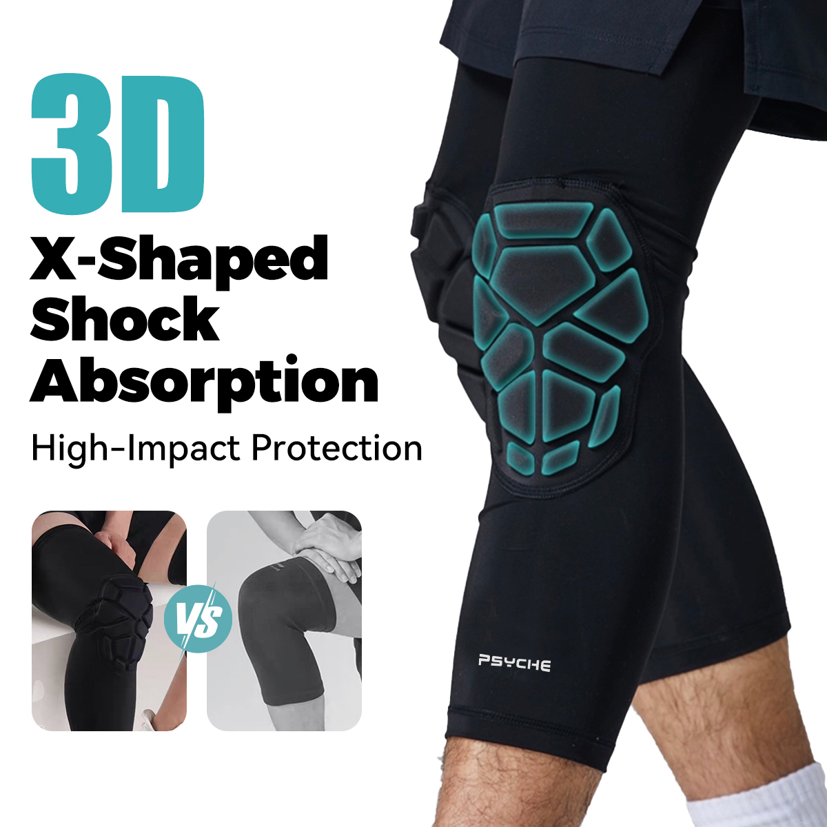 PSYCHE Knee Pad Volleyball Basketball Football Kids Adult Women Men ...