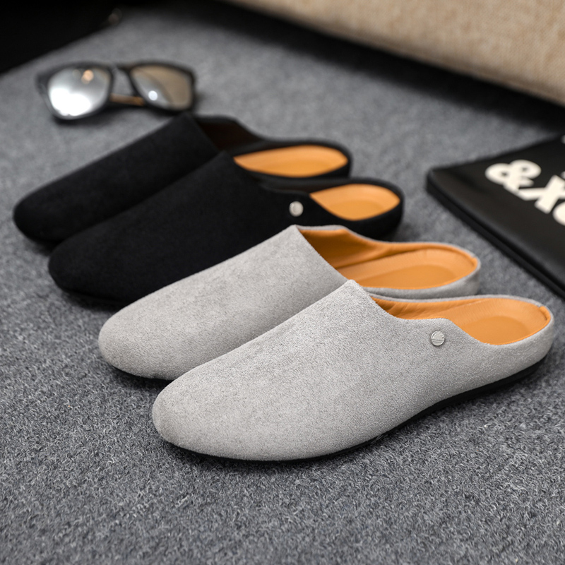 Half-slipper Soft Casual Shoes, Comfortable Outerwear Slippers, Fashion ...