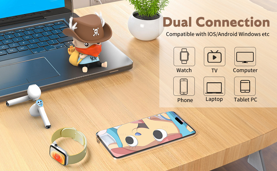 3LIFE Wireless Earphones RS3, BT 5.3 Connectivity, 30-Hour Battery Life ...