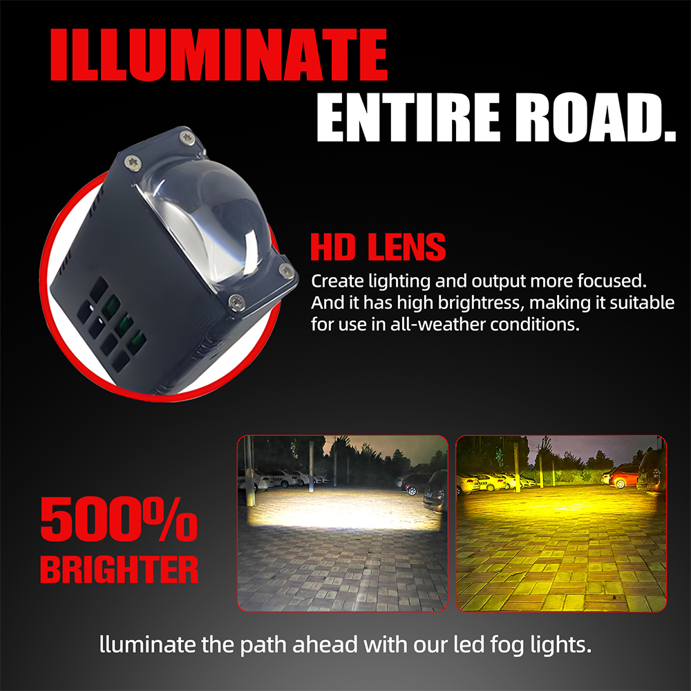 Original Senlo T1 Plus 60 Watts MDL Auxiliary Medium Grid Light Fog ...