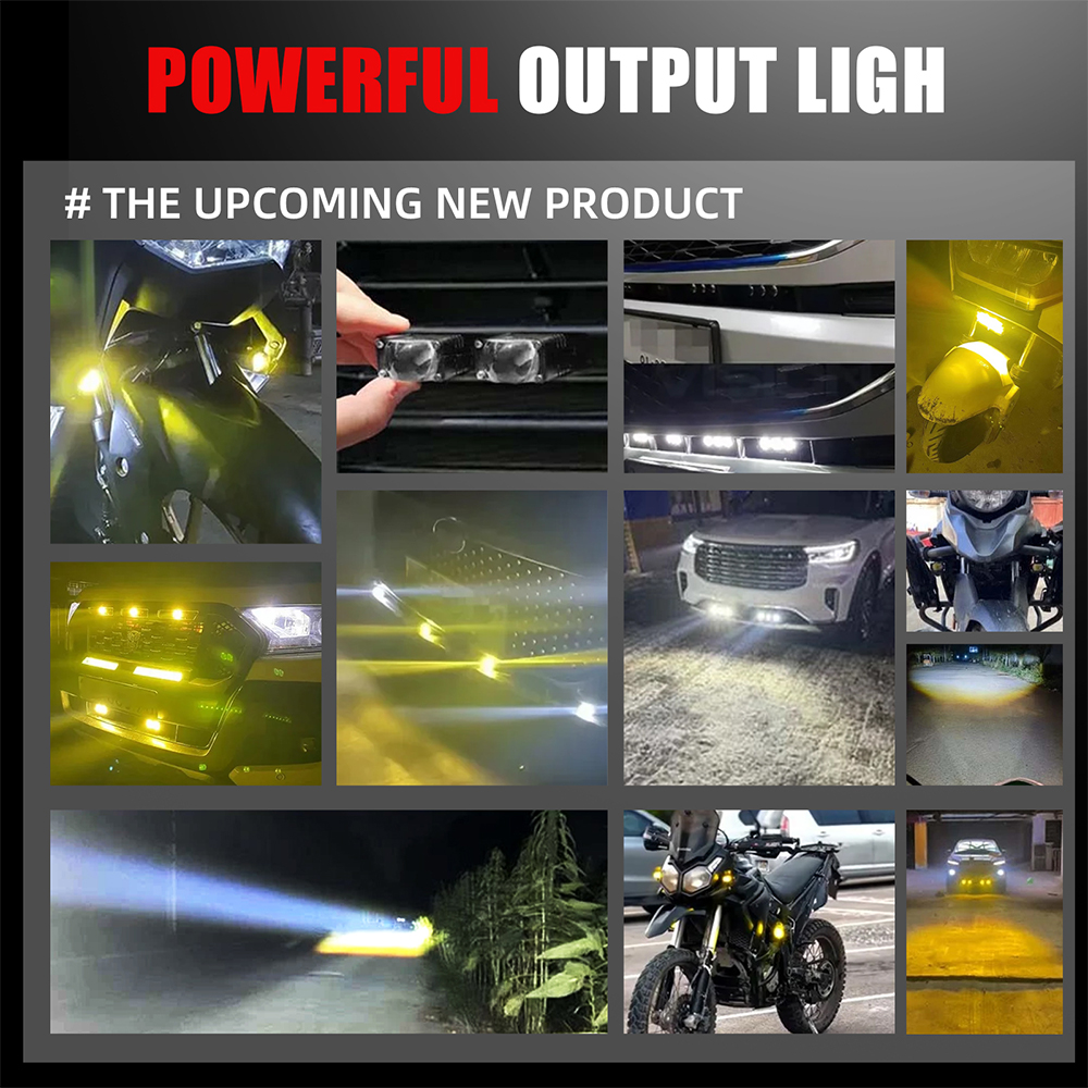 Original Senlo T1 Plus 60 Watts MDL Auxiliary Medium Grid Light Fog ...