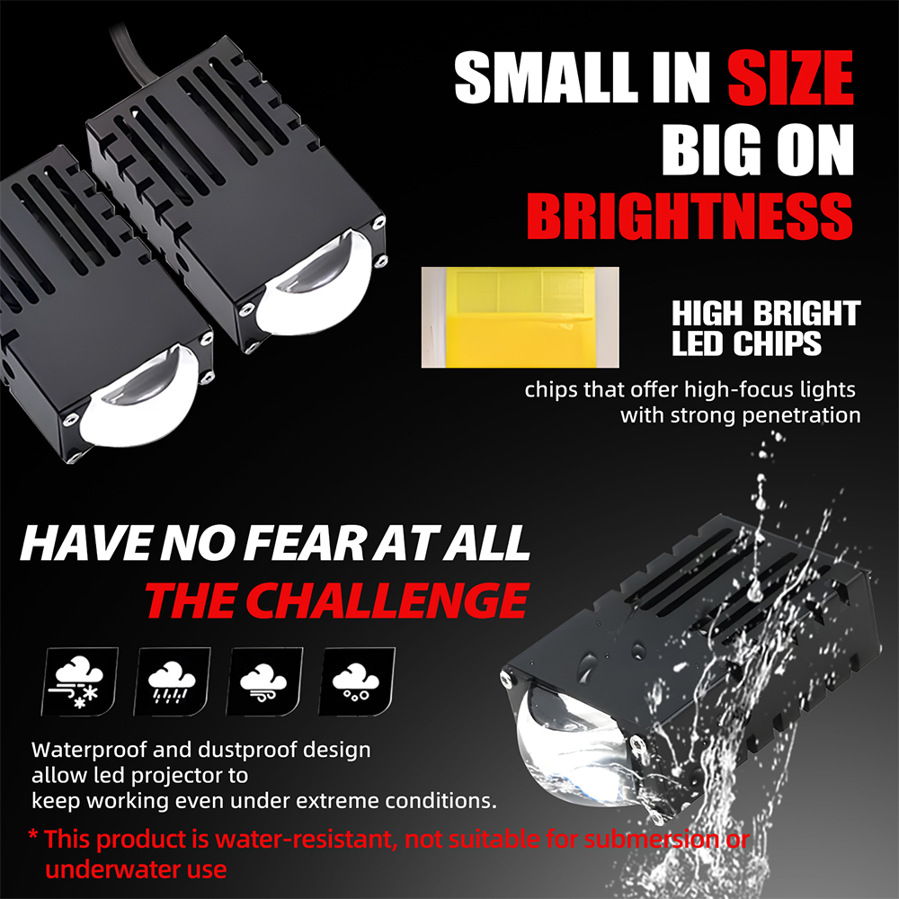 Original Senlo T1 Plus 60 Watts MDL Auxiliary Medium Grid Light Fog ...