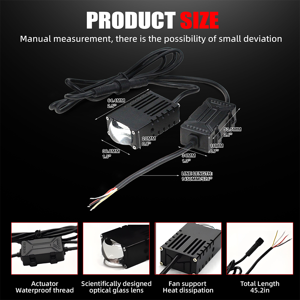 Original Senlo T1 Plus 60 Watts MDL Auxiliary Medium Grid Light Fog ...