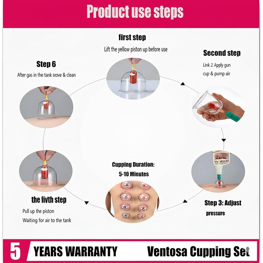 12pcs Ventosa Set Traditional Ventosa Cupping Set Massage Ventosa Glass ...