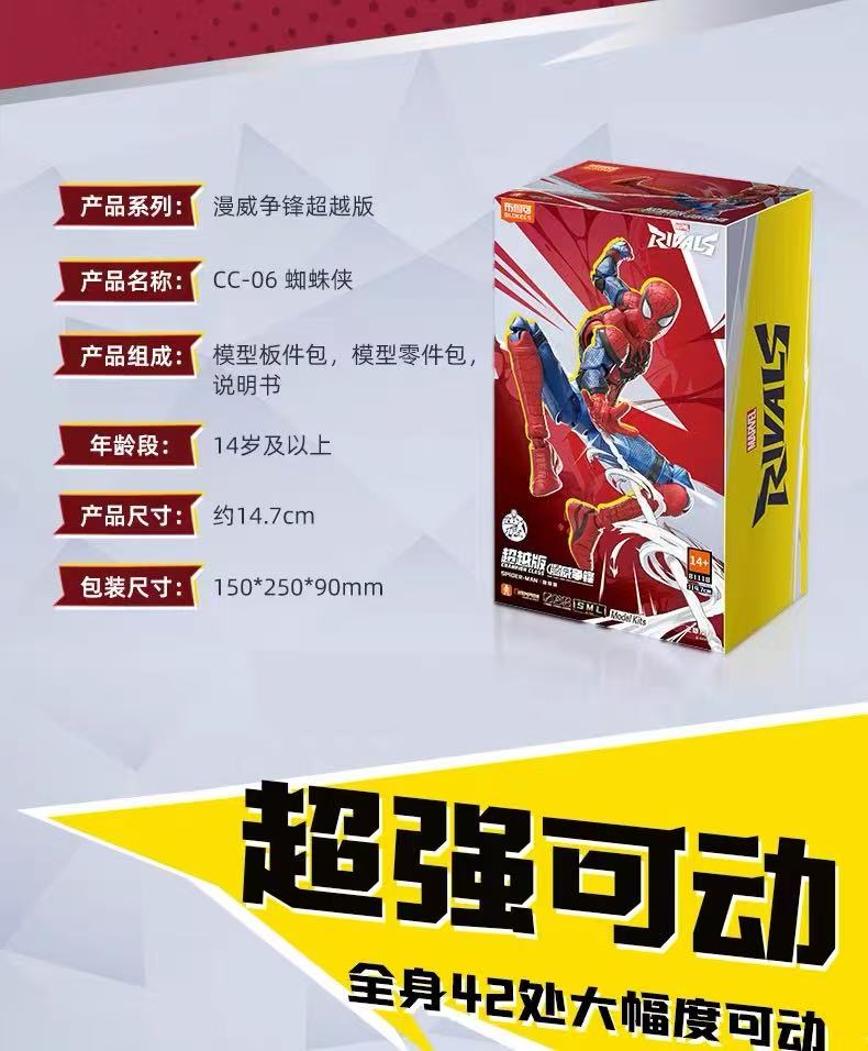 KKangT - CHAMPION CLASS Version MARVEL RIVALS SPIDER & VENOM Anime Toys ...