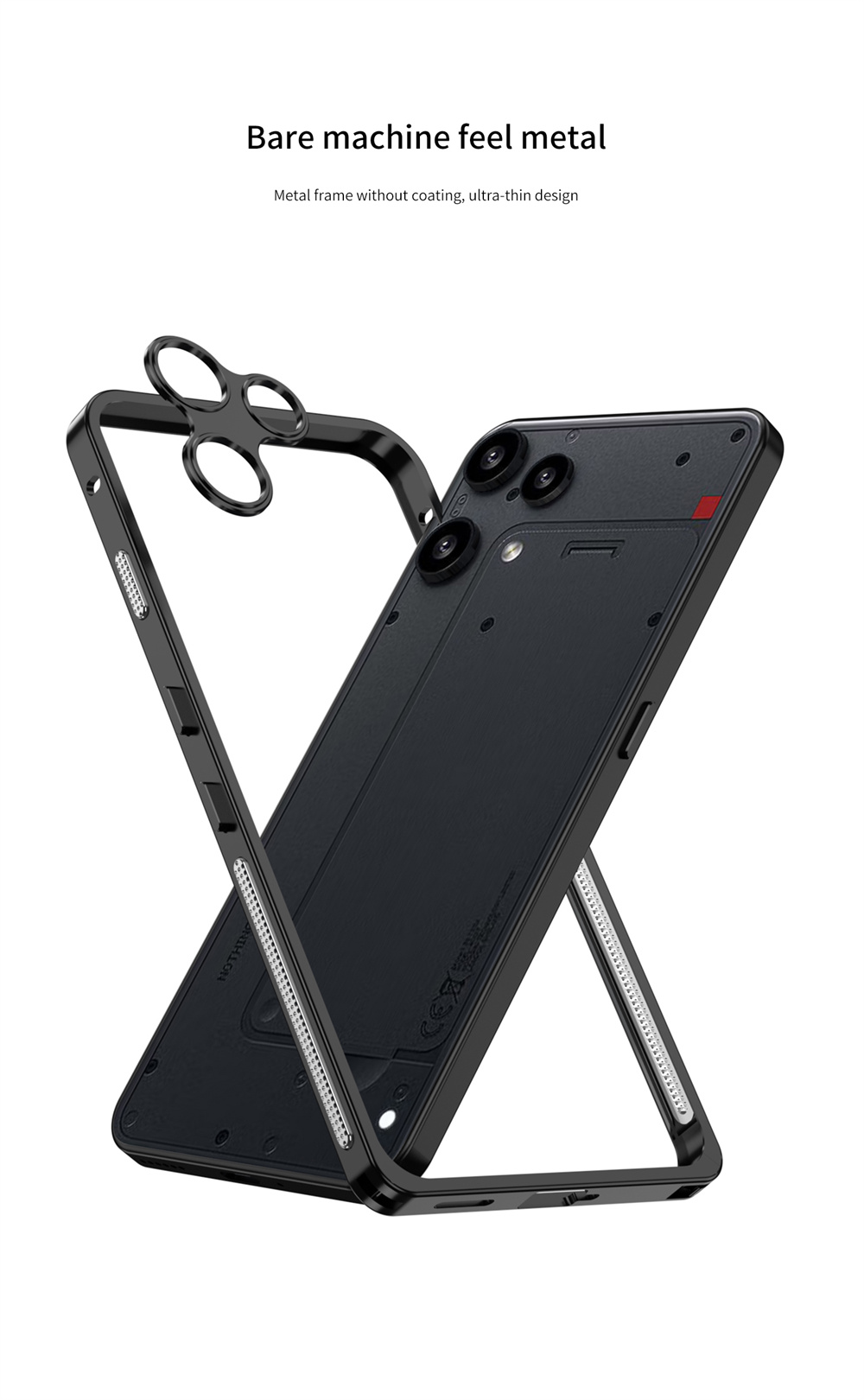 Dyong DY03 Series Heat Dissipation Metal Frame Cover For Nothing Phone ...