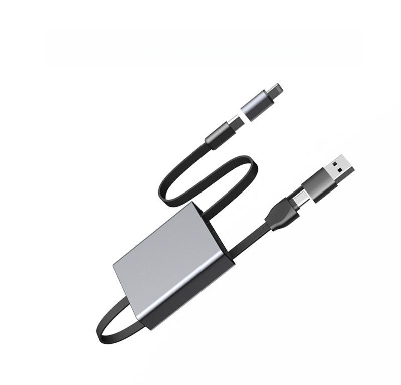 Compact Car Charging Cable | Auto Retractable | 70cm Length | Supports ...