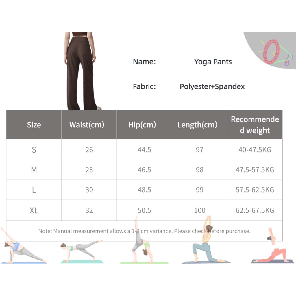 Fit.HER Sweatpants loose yoga pants Pilates fitness pants extra-long ...