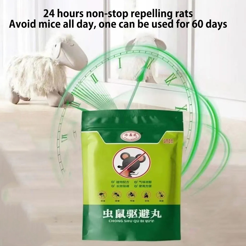 Rat Repellent For Home 10PCS Mothballs Rat Repellent Moth Balls For ...