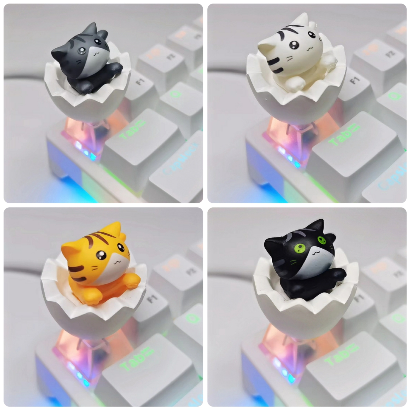 Diy Keycap Kitten Handmade Unique Backlight Keycap Suitable for ...