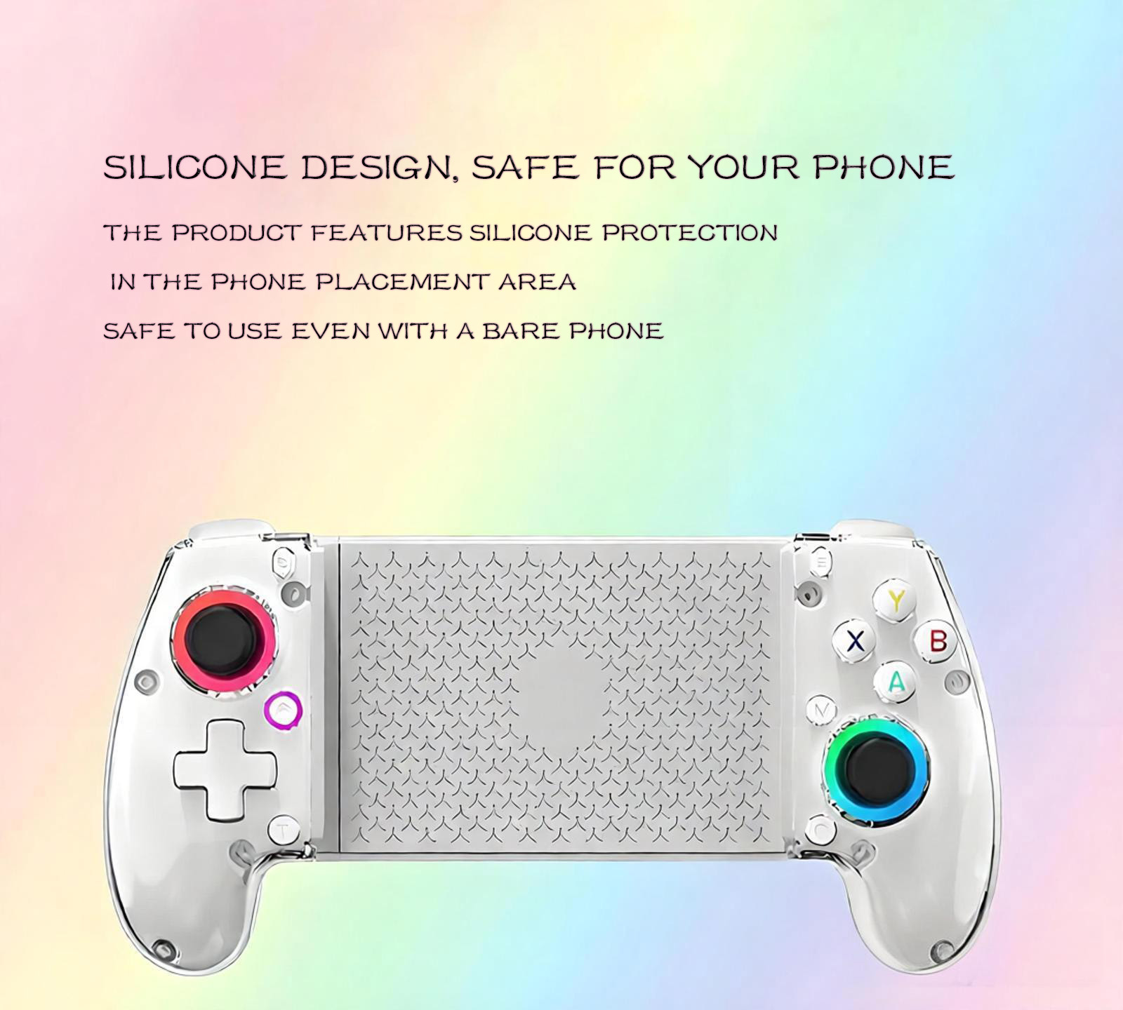 RGB Telescopic Gaming Controller Compatible with Tablet / Phone ...