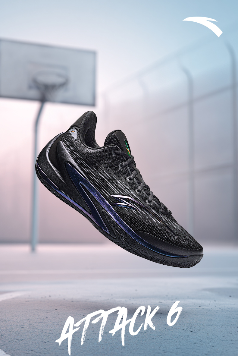 ANTA Men ATTACK 6 Basketball Shoes PRO Training Indoor Outfield Sports ...