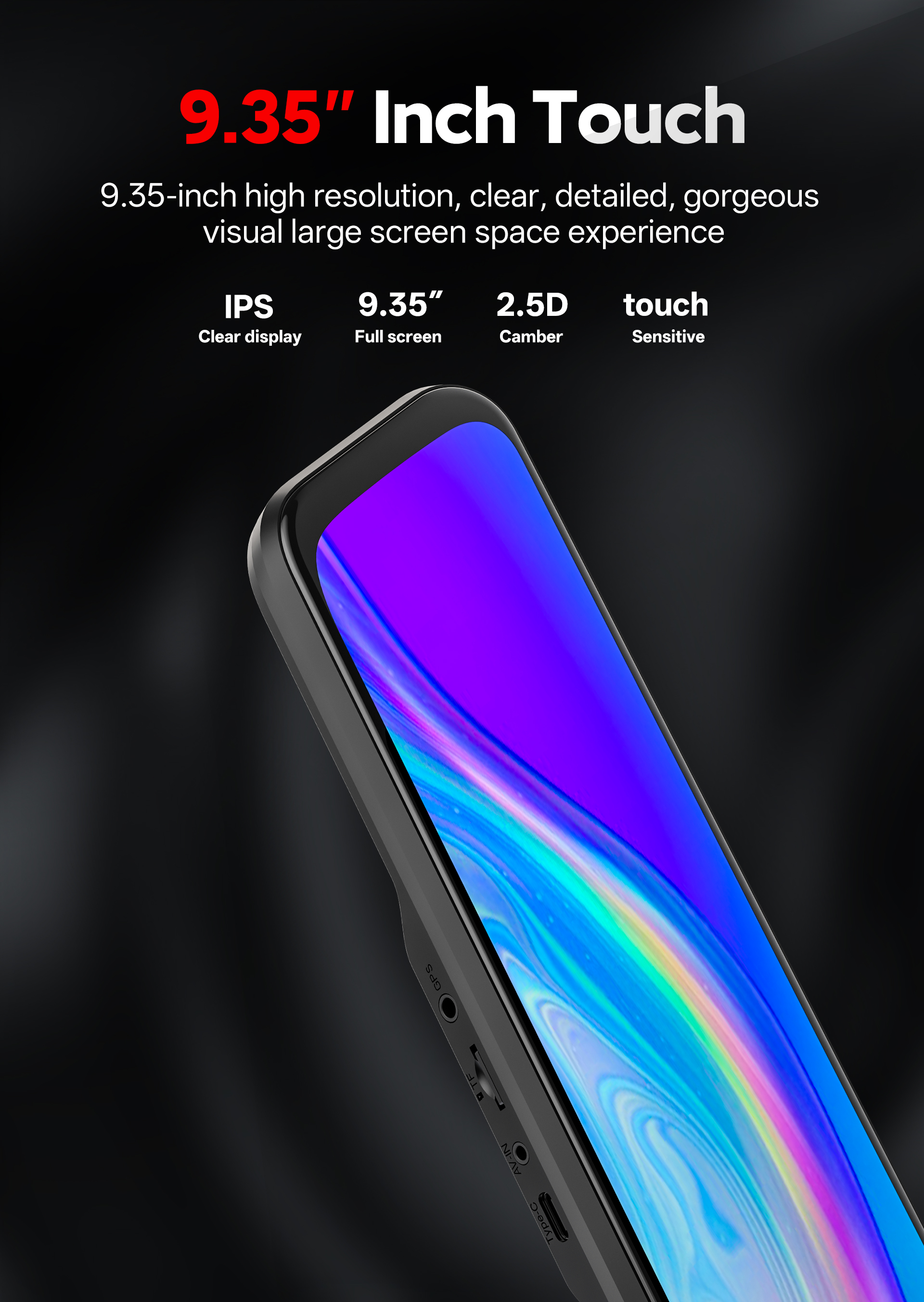 Carlove Dashboard Camera N3, Dual 1080P Recording, Super Night Vision ...